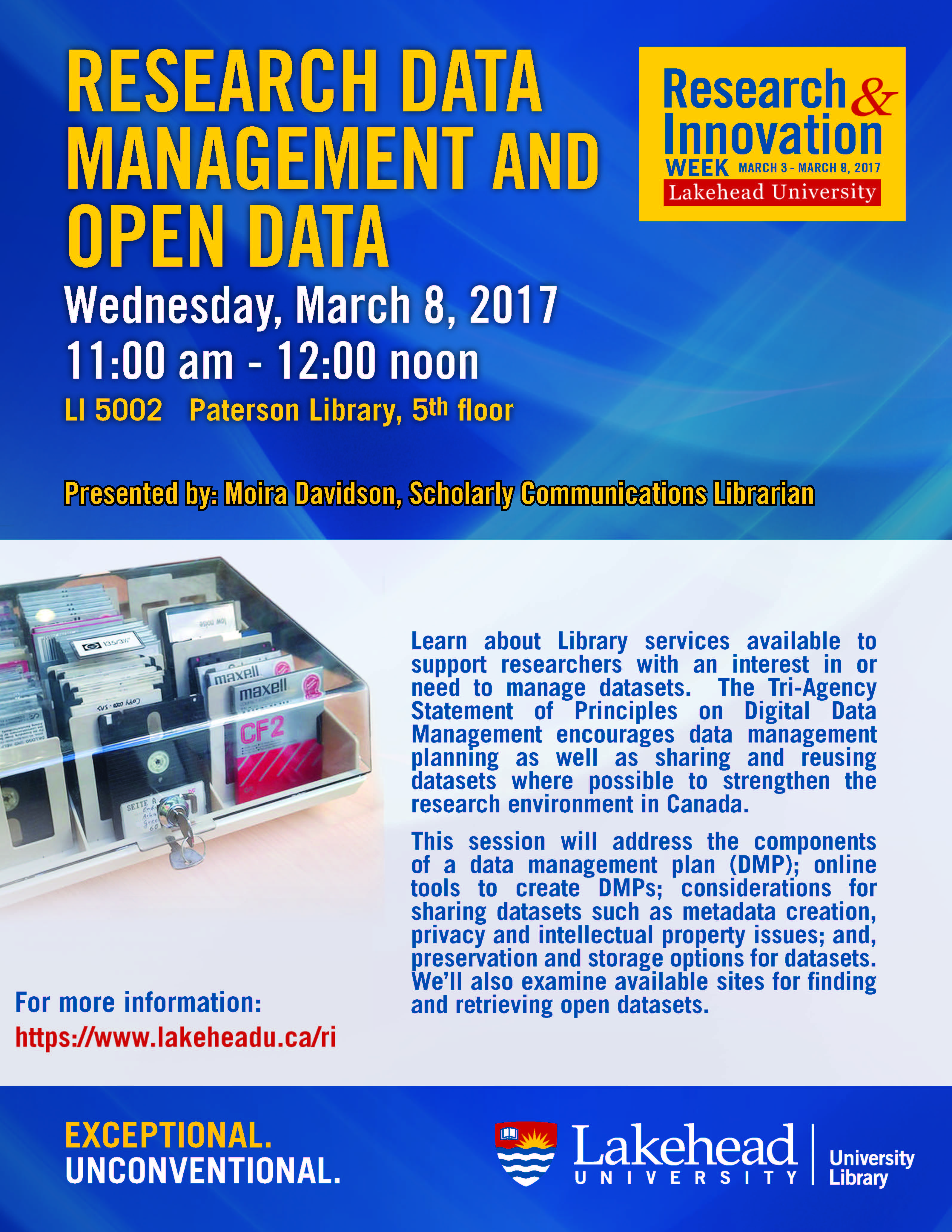 Research Data Management | Lakehead University